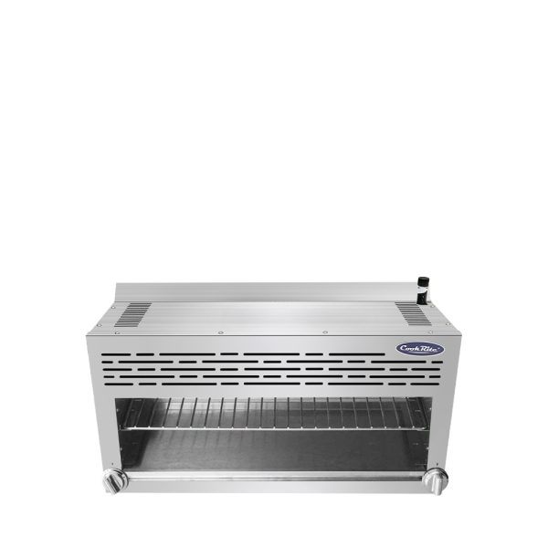 CookRite ATCM-36, 43,000 Btu Cheesemelter, Countertop, 2 Infrared Burn ...